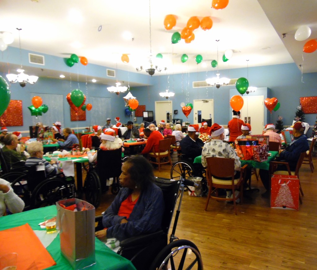 Resident Christmas Party | Sagepoint Senior Living Services
